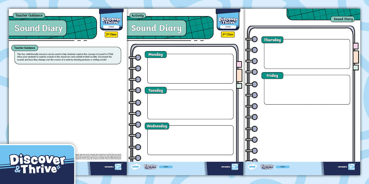 Sound Diary Activity Sheet