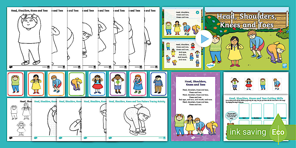 Head, Shoulders, Knees and Toes Resource Pack (Teacher-Made)