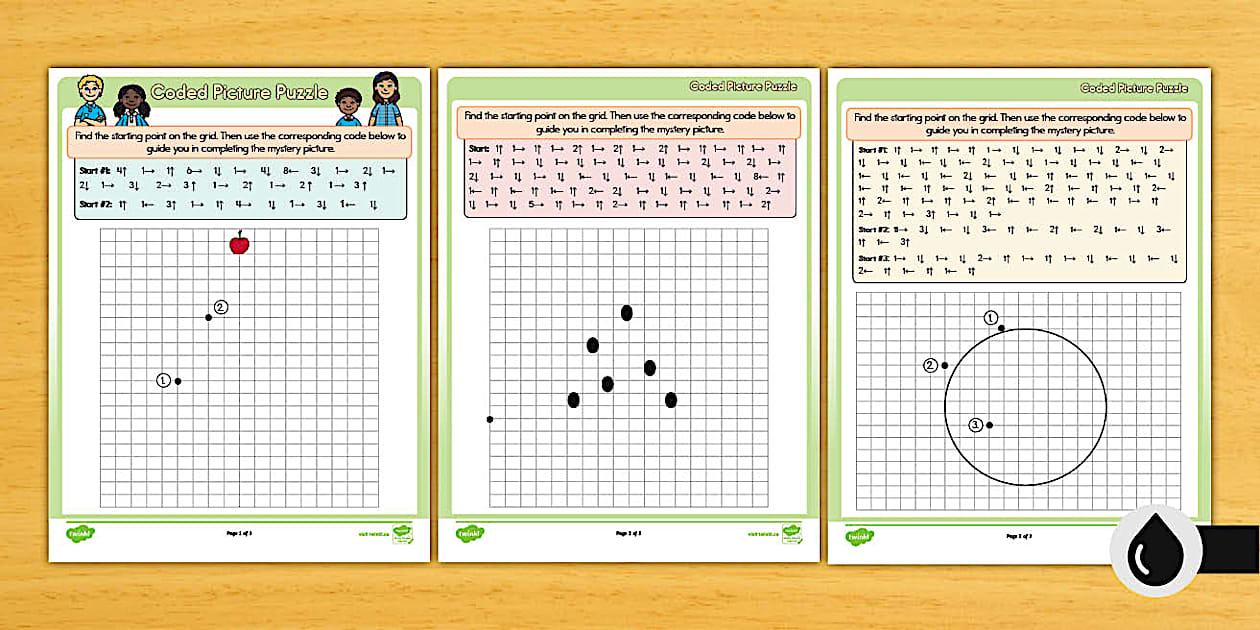 Summer-Themed Mystery Coded Pictures Activity (Teacher-Made)