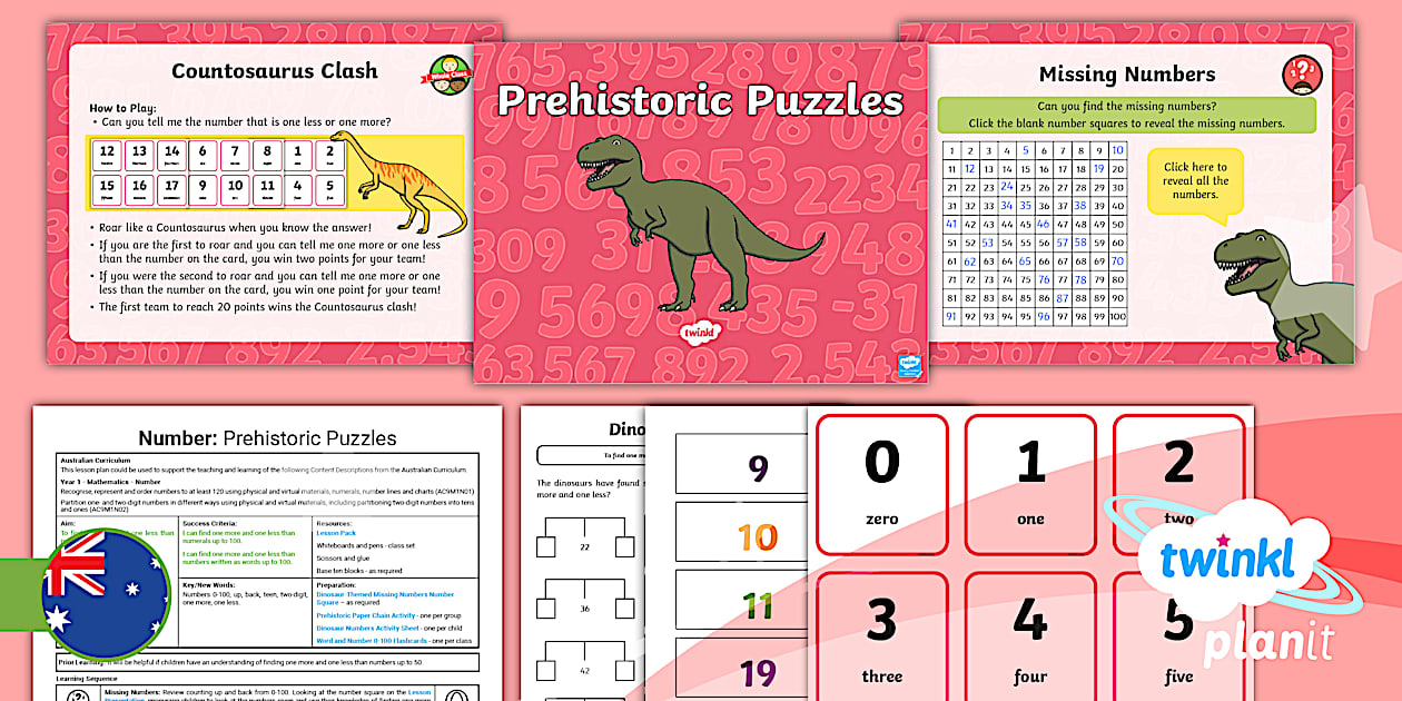 Year 1 One More and One Less to 100 Lesson 1 - Twinkl