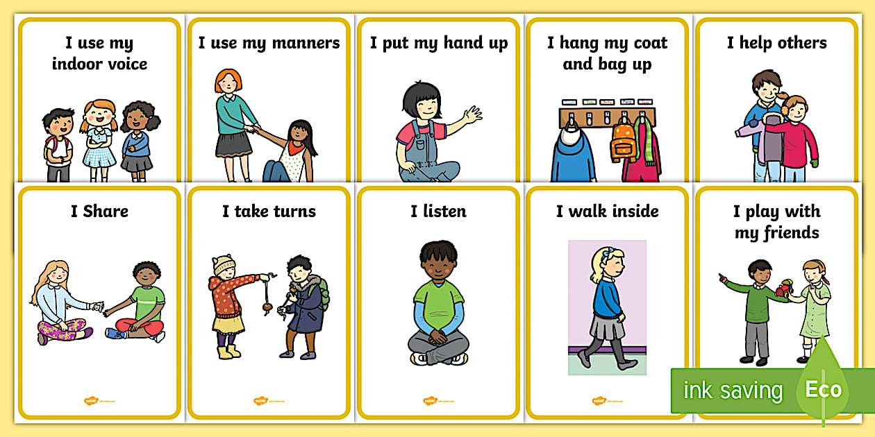 Golden Rules Display Posters (teacher made) - Twinkl