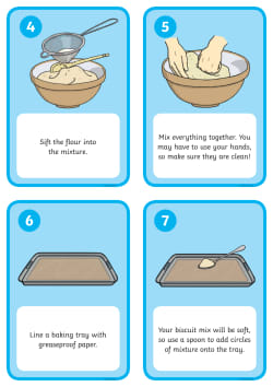 Biscuit Recipe Cards (teacher made)