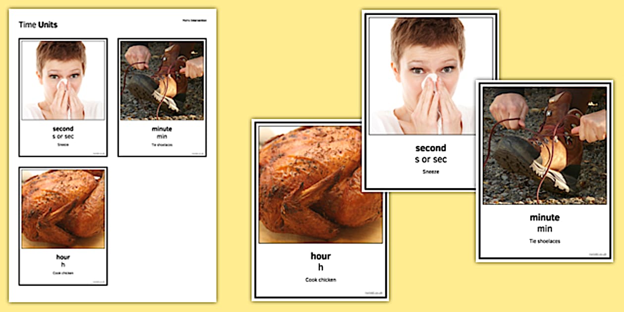 Maths Intervention Time Unit Cards (teacher made) - Twinkl