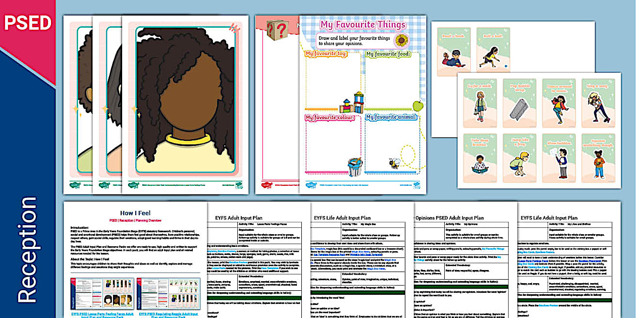 PSED How I Feel Unit Pack Reception (teacher made) - Twinkl
