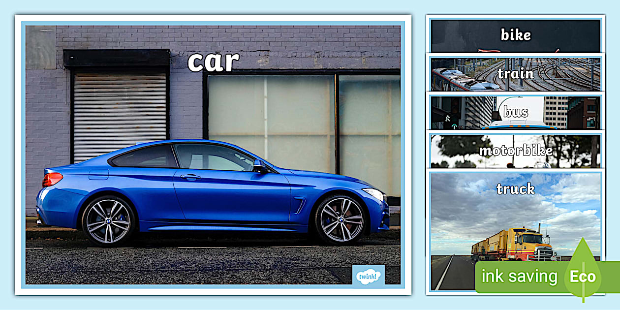Vehicle Display Photos (teacher made) - Twinkl