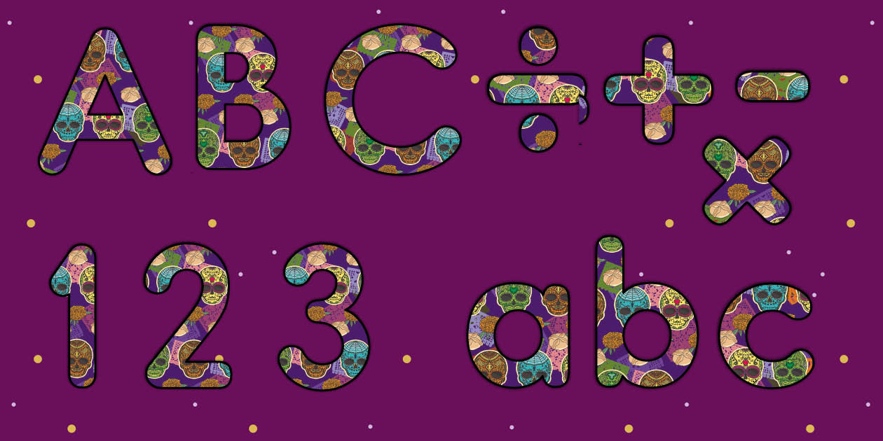 Letras De Día De Muertos 3433
