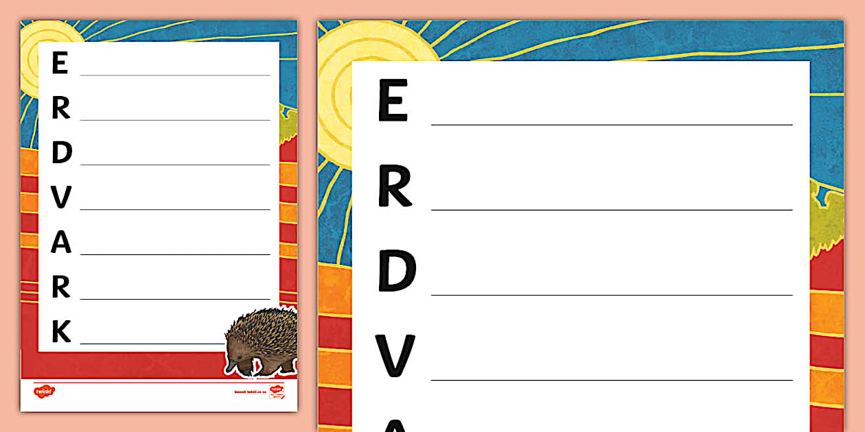 Hoe die Skilpad sy Dop Gekry het Skilpad Akrostiese Gedig