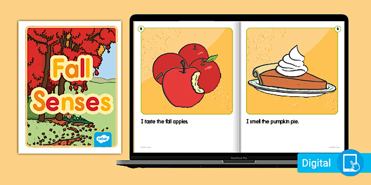 Fall Senses Emergent Reader eBook for Kids | Twinkl USA