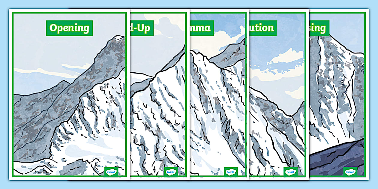 Story Mountain Display Poster Pack