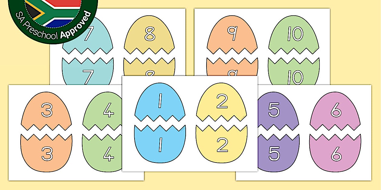 Preschool: Easter Numeracy Egg Hunt (teacher made) - Twinkl