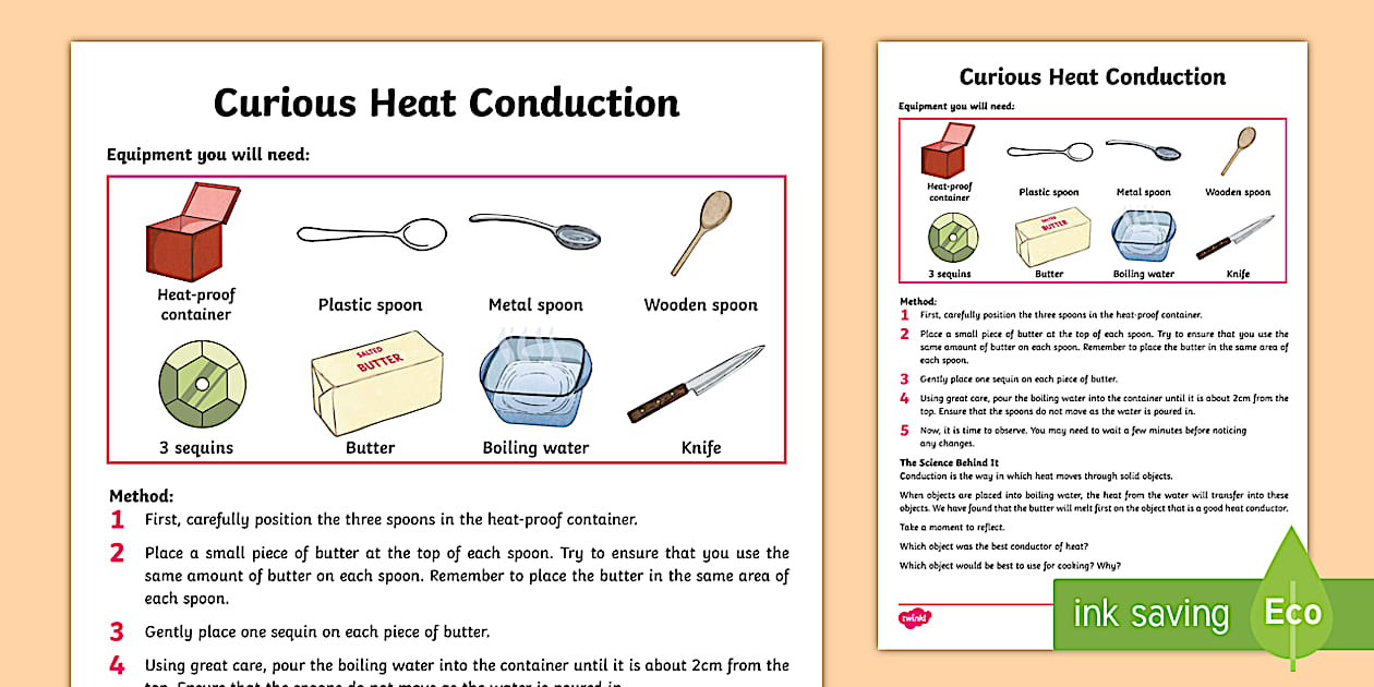 Curious Heat Conduction Experiment Step-by-Step Instructions