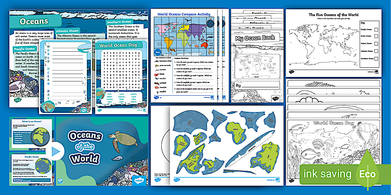 World Ocean Day Activity Pack KS1 (teacher made) - Twinkl