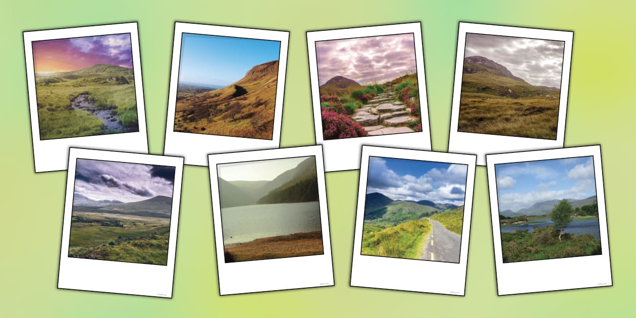 Mountains of Ireland Instant Photo Style Display Images