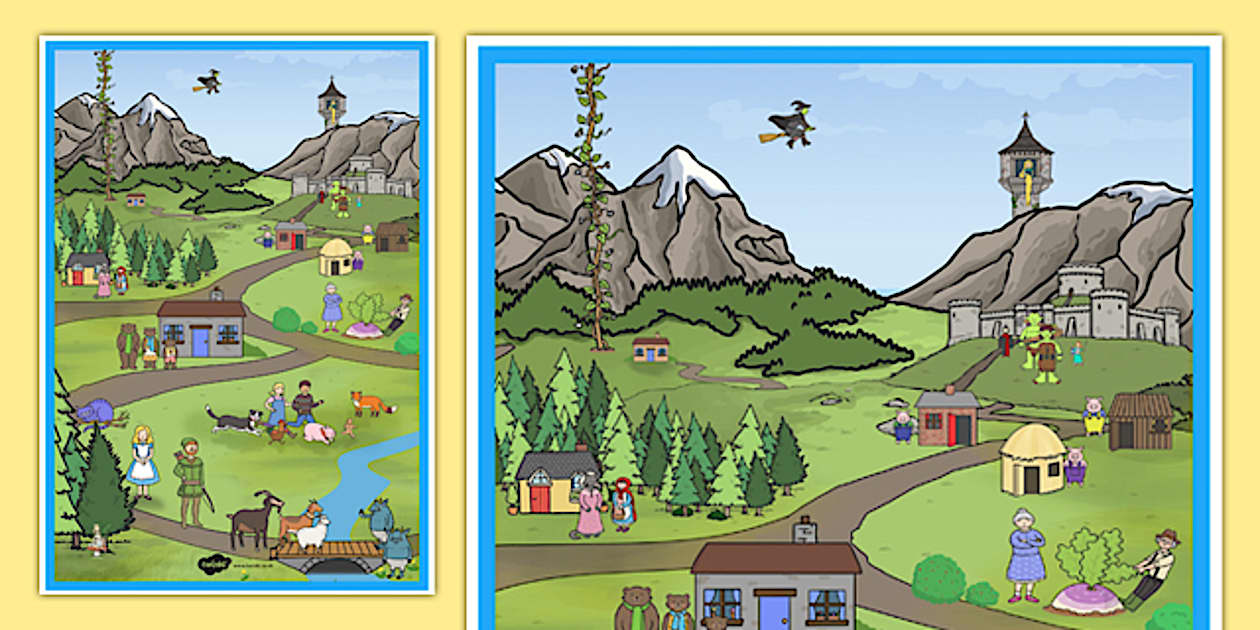 Traditional Fairy Tale Poster Pack - English Resources