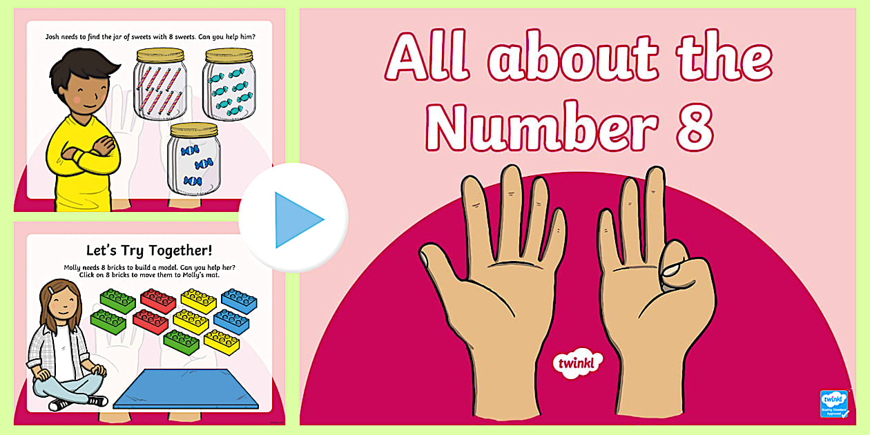 All About the Number 8 PowerPoint (teacher made) - Twinkl