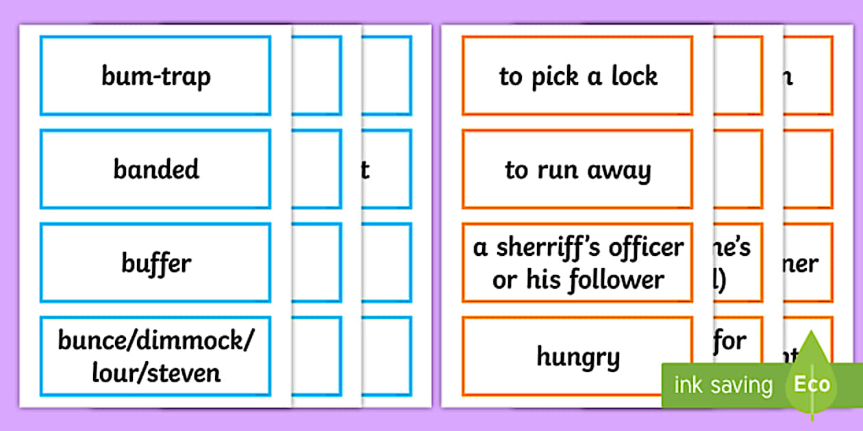 Convict Word Cards (teacher made) - Twinkl