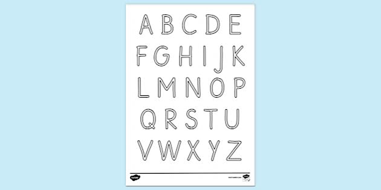 Bubble Letters Colouring Pages | Colouring Sheets - Twinkl