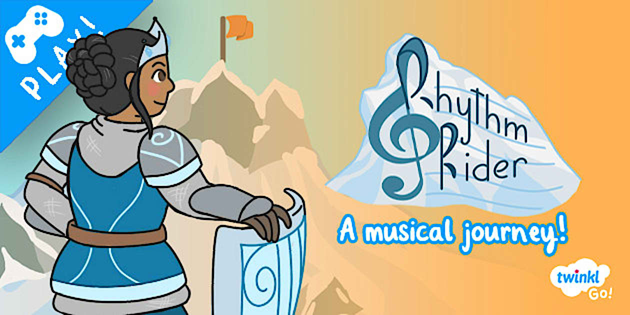👉 Rhythm Rider Music Game | Twinkl Go (teacher made)