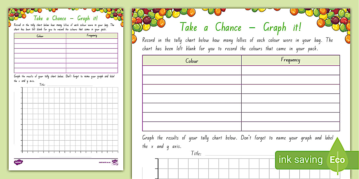 Take a Chance - Graph it! (Teacher-Made) - Twinkl