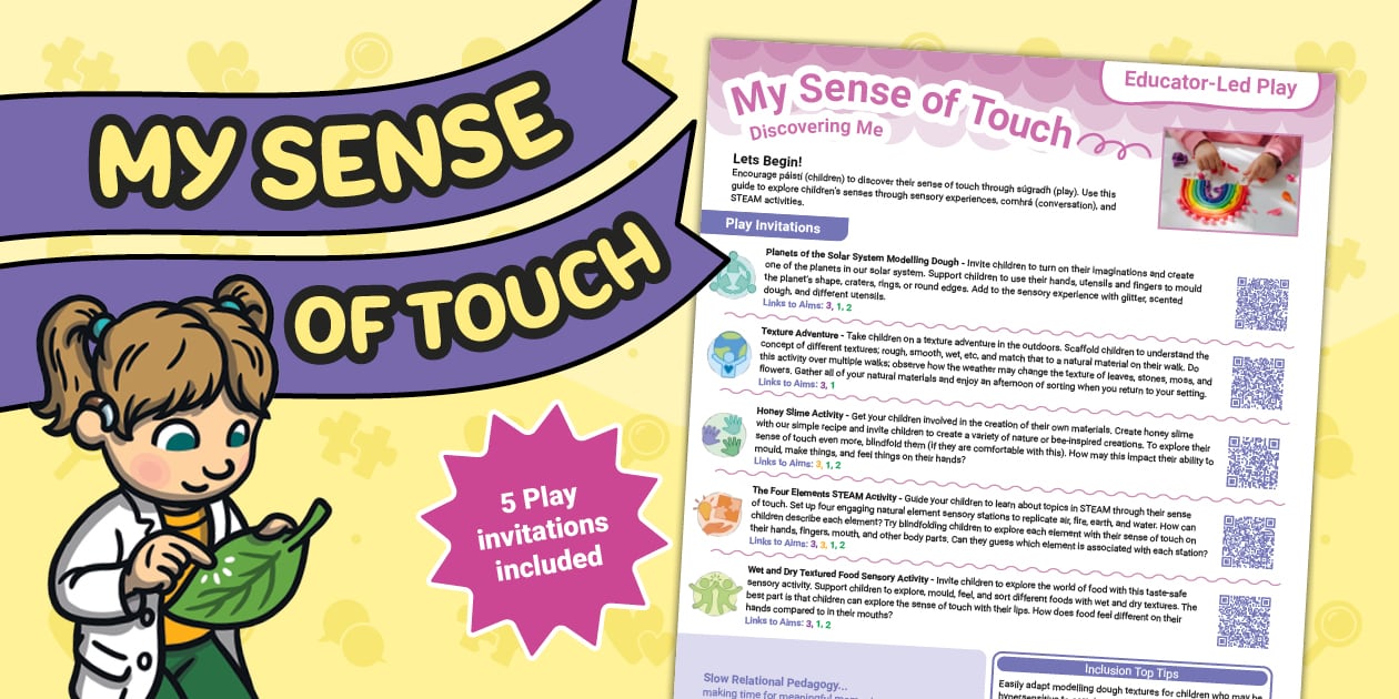 Discovering Me- My Sense of Touch (teacher made) - Twinkl