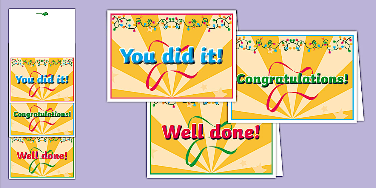 End of Year Greetings Cards - Twinkl Cards (Teacher-Made)