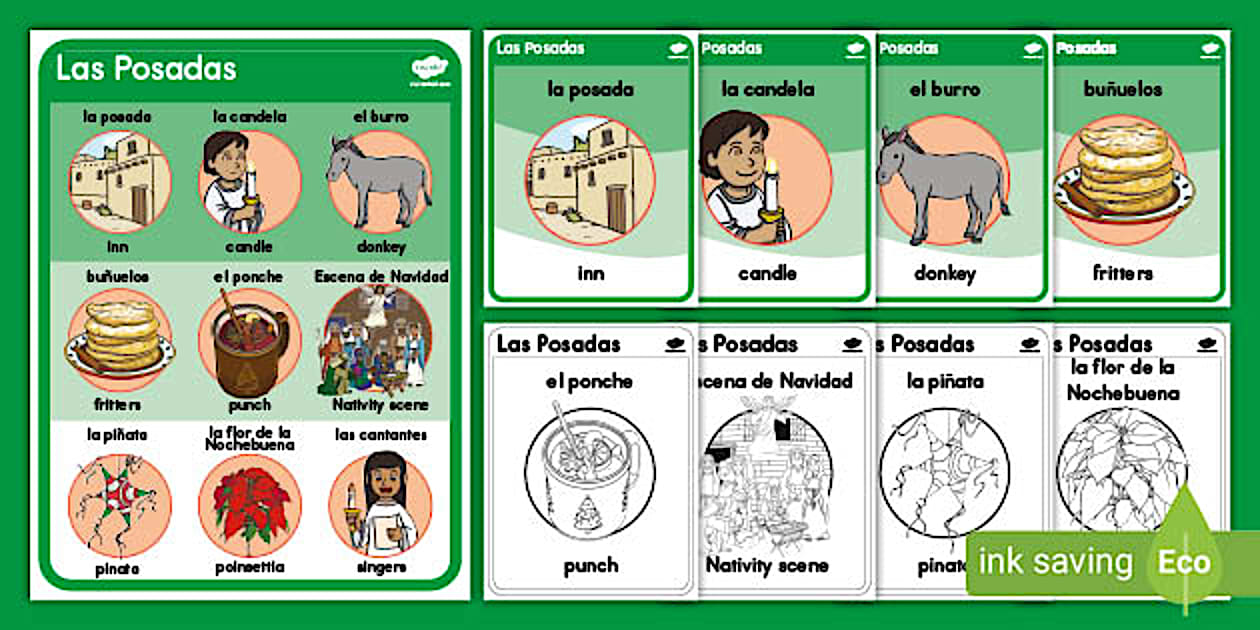 Las Posadas Spanish/English Posters