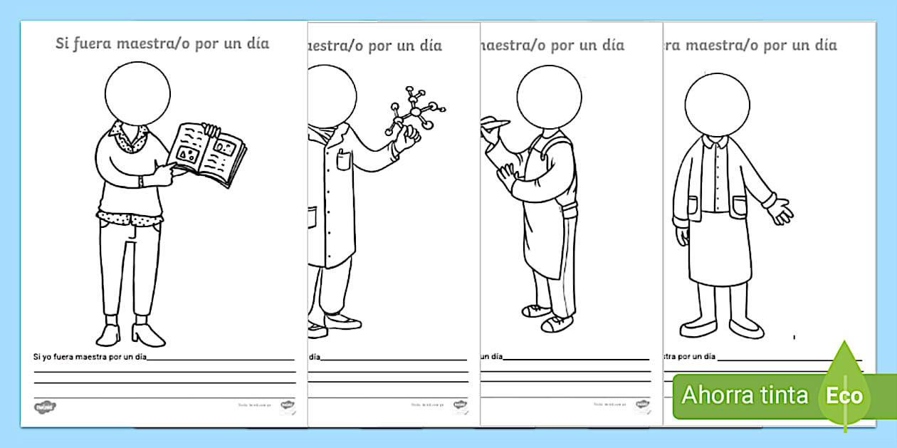 Actividad: Si yo fuera maestra/o por un día- Guía de trabajo