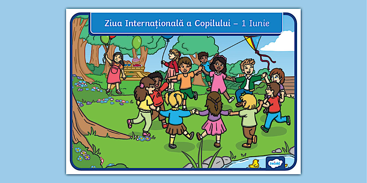 Ziua Internațională a Copilului – Planșă - Twinkl