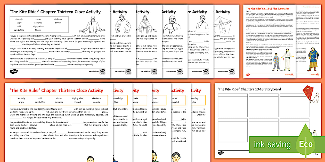 The Kite Rider Activity Pack (teacher made) - Twinkl