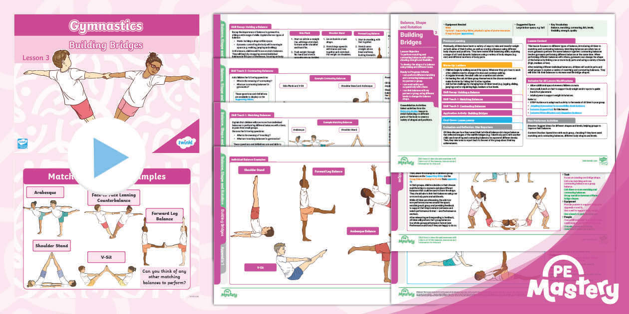 Stage 3 Balance and Shape: L3 - Building Bridges - Twinkl