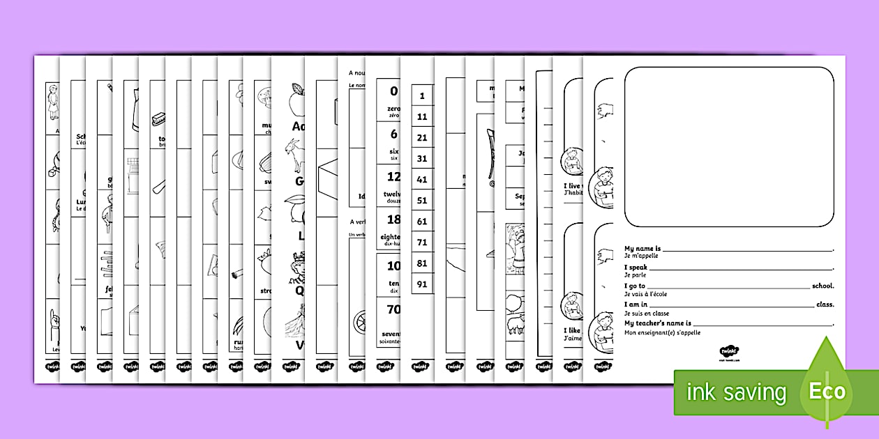 French Writing Exercises for Beginners | Twinkl - Twinkl