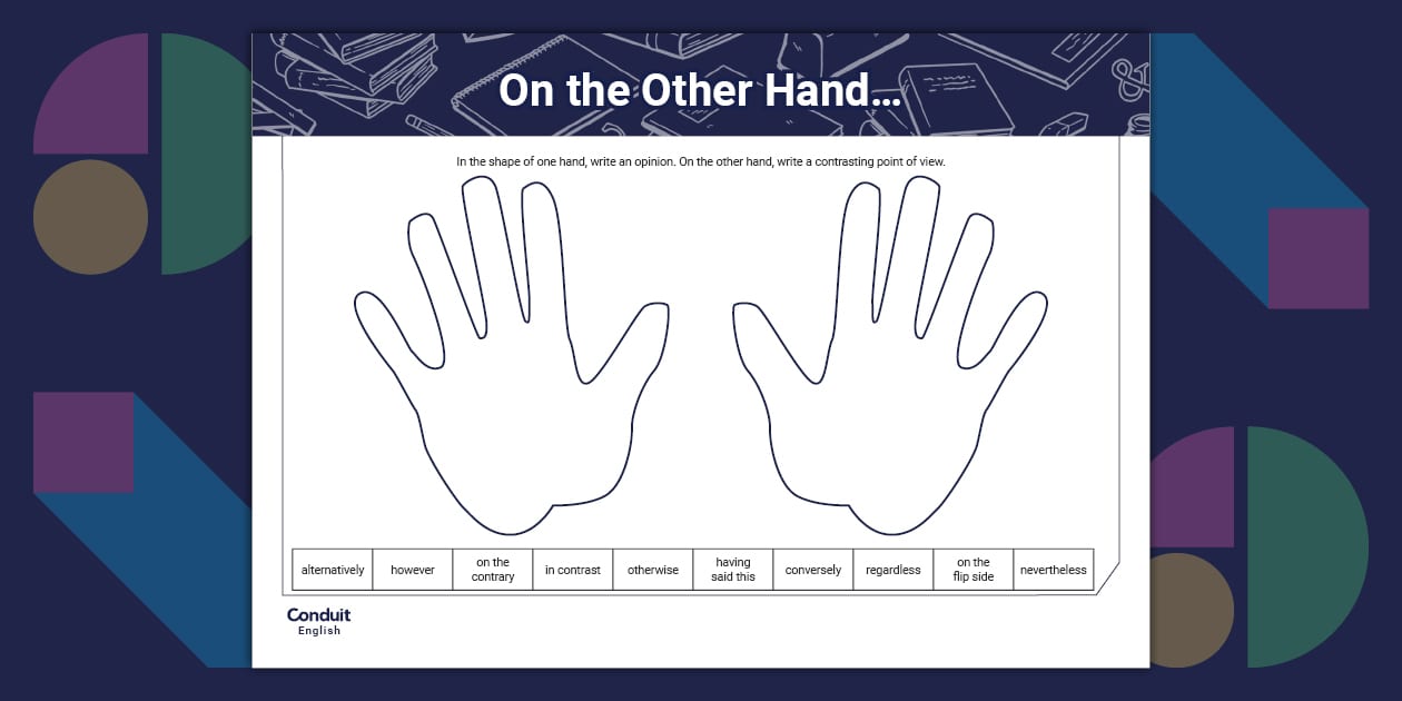 On the Other Hand Activity (Teacher-Made) - Twinkl