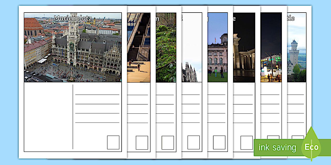 Germany Postcards (teacher made) - Twinkl