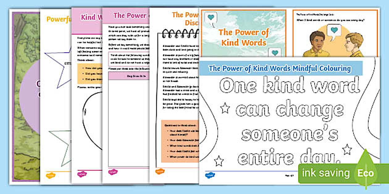 The Power of Kind Words KS2 Activity Pack - Twinkl