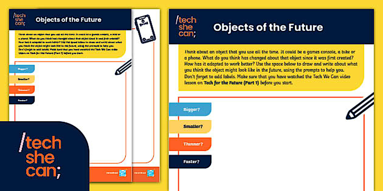 FREE! - Tech We Can: Objects of the Future (Teacher-Made)
