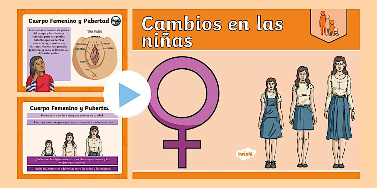 PowerPoint: Pubertad en las Niñas - Twinkl