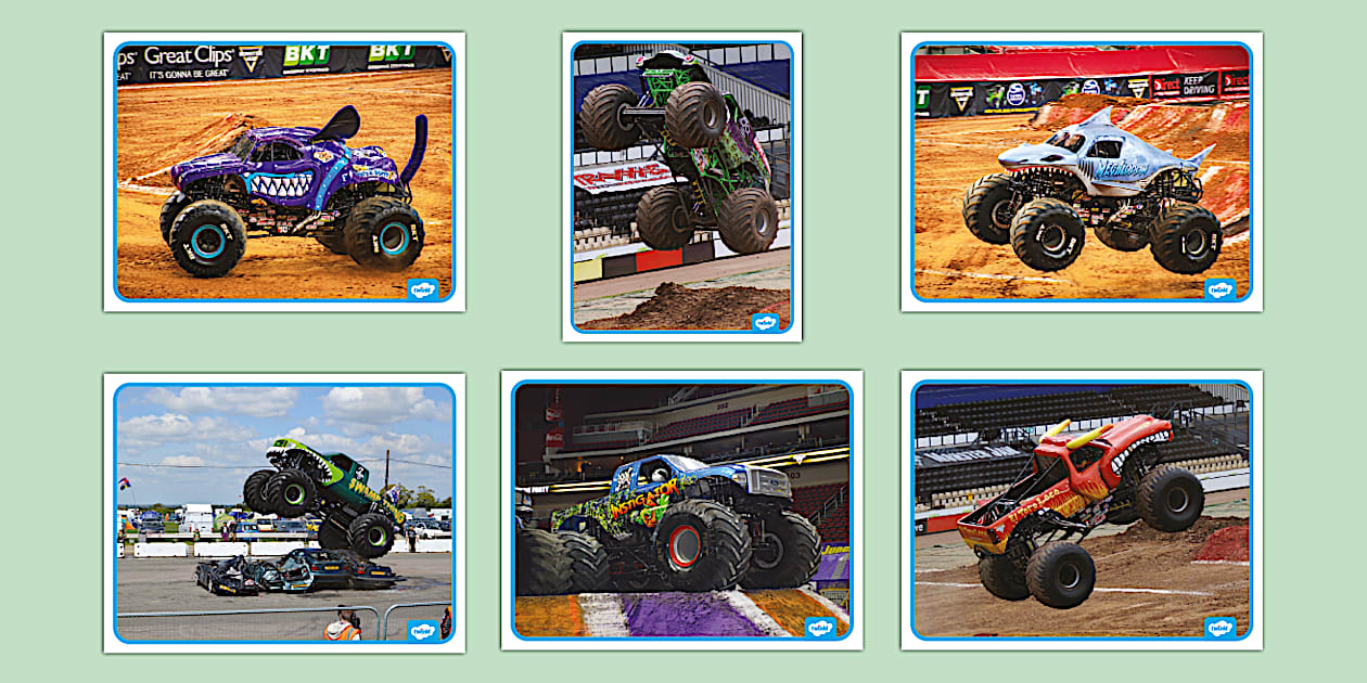 Monster Truck Photos (teacher made) - Twinkl