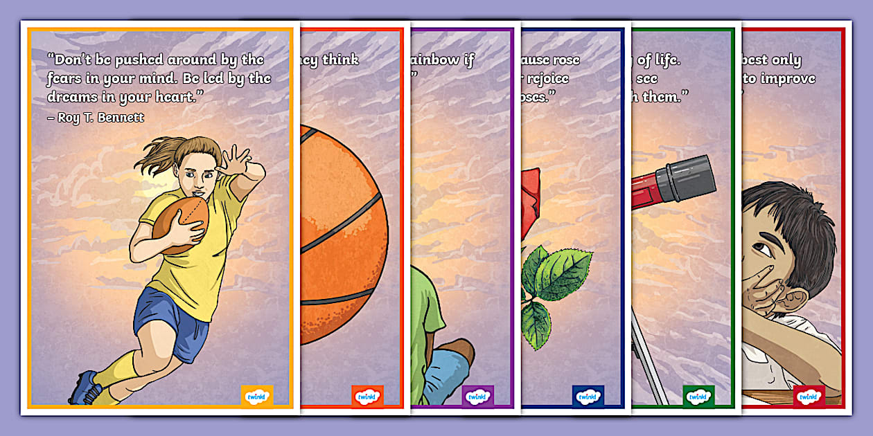 Positive Mind Quotes Display Pack (teacher made) - Twinkl