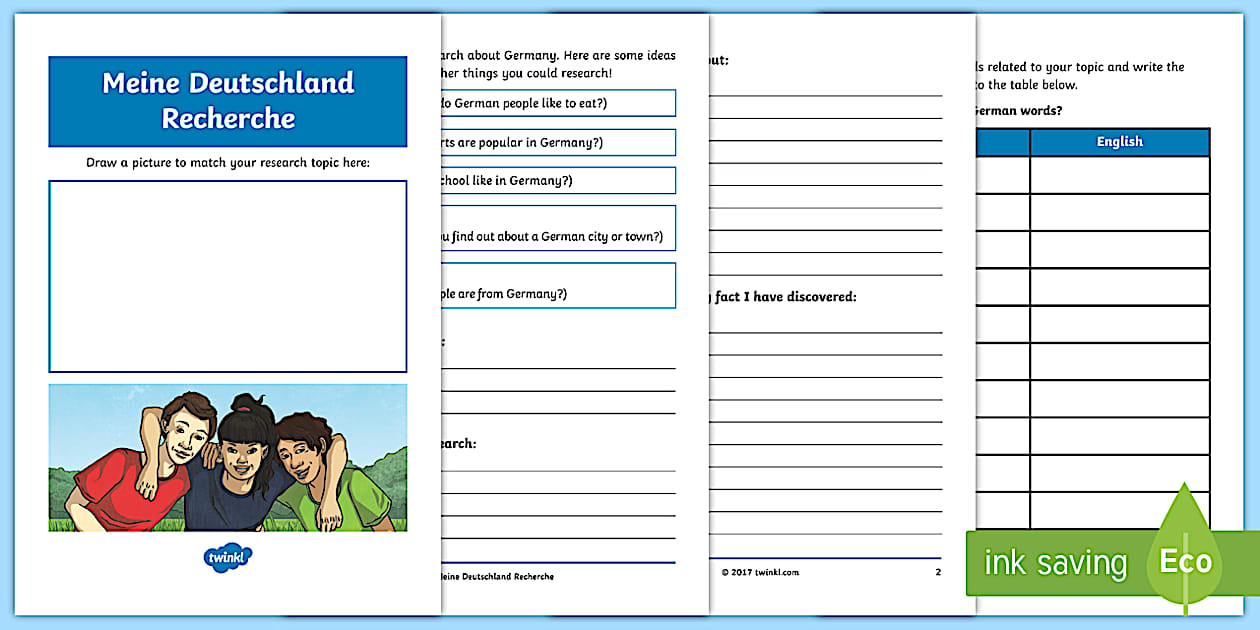 All about Germany KS2 Language Activity Booklet - German