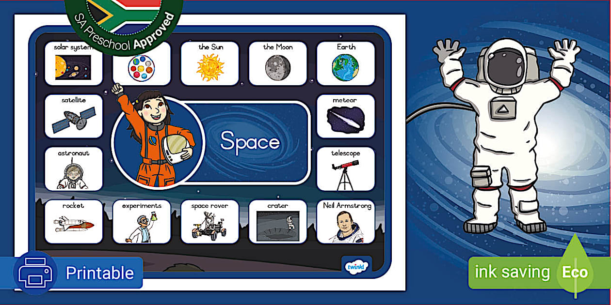 Space: Communication Mat (teacher made) - Twinkl