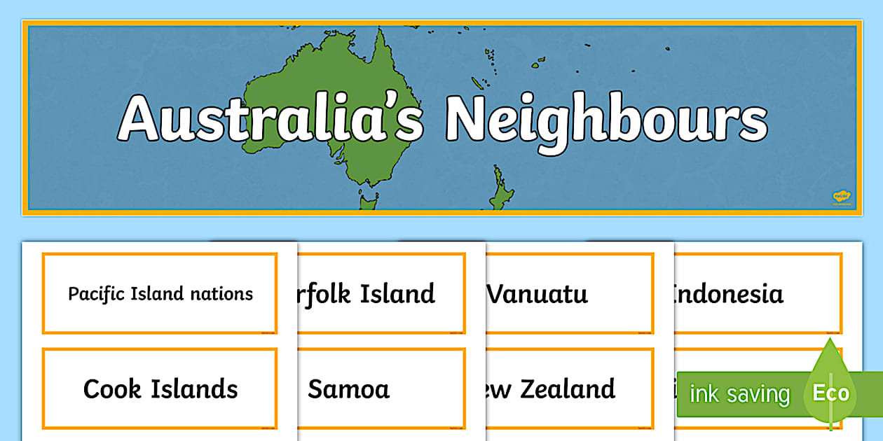 Australia's Neighbours Display Pack (teacher made) - Twinkl