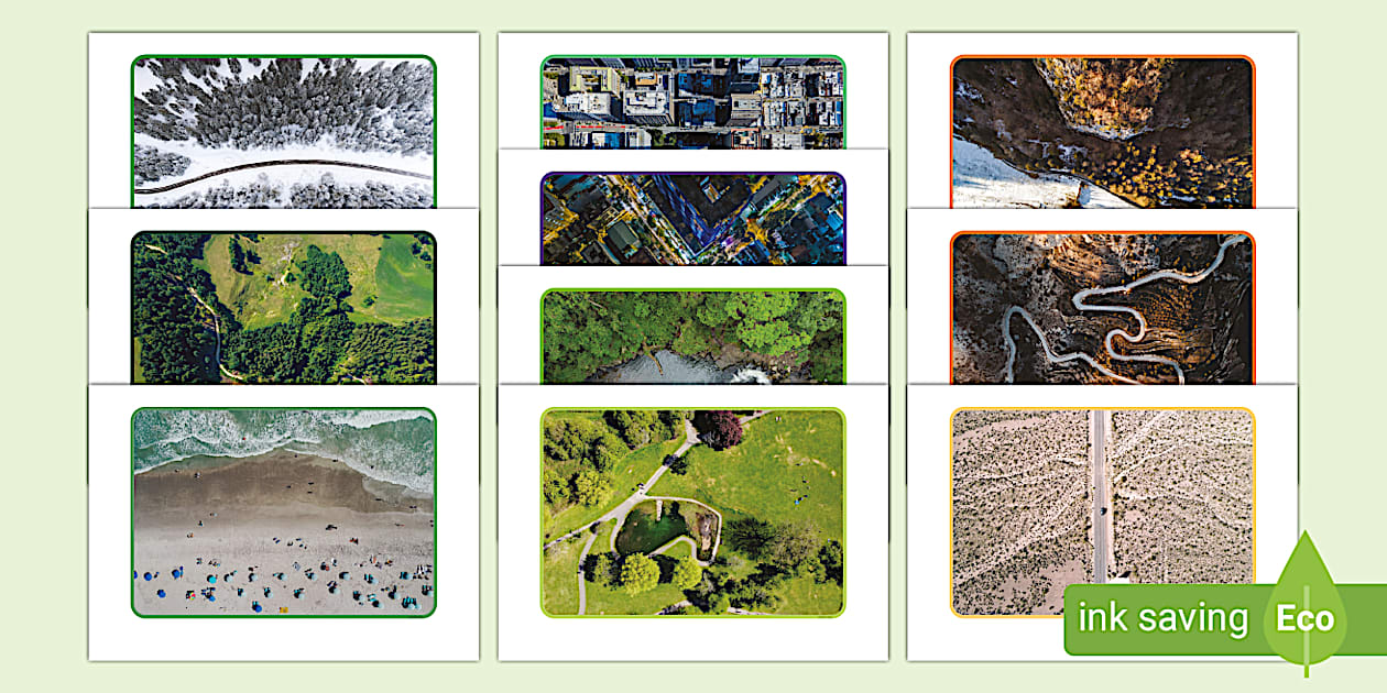 Aerial Photographs Pack (teacher made) - Twinkl