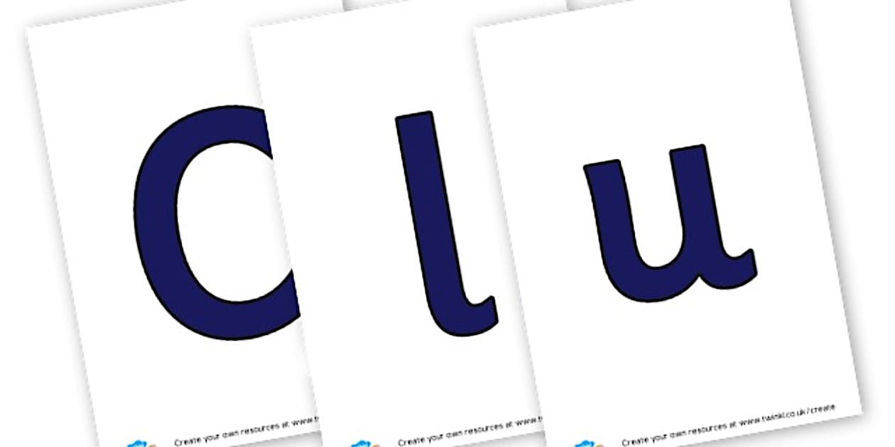 Clubs - display lettering (teacher made) - Twinkl