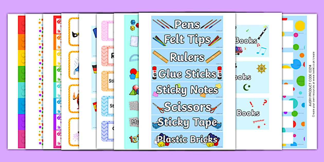 Cursive Top 10 Tray Labels Resource Pack (teacher made)