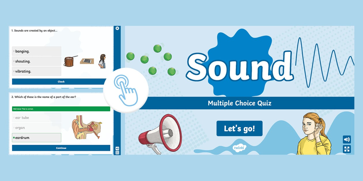 Retrieval Practice: Science: Sound: Year 4 Interactive Knowledge Organiser