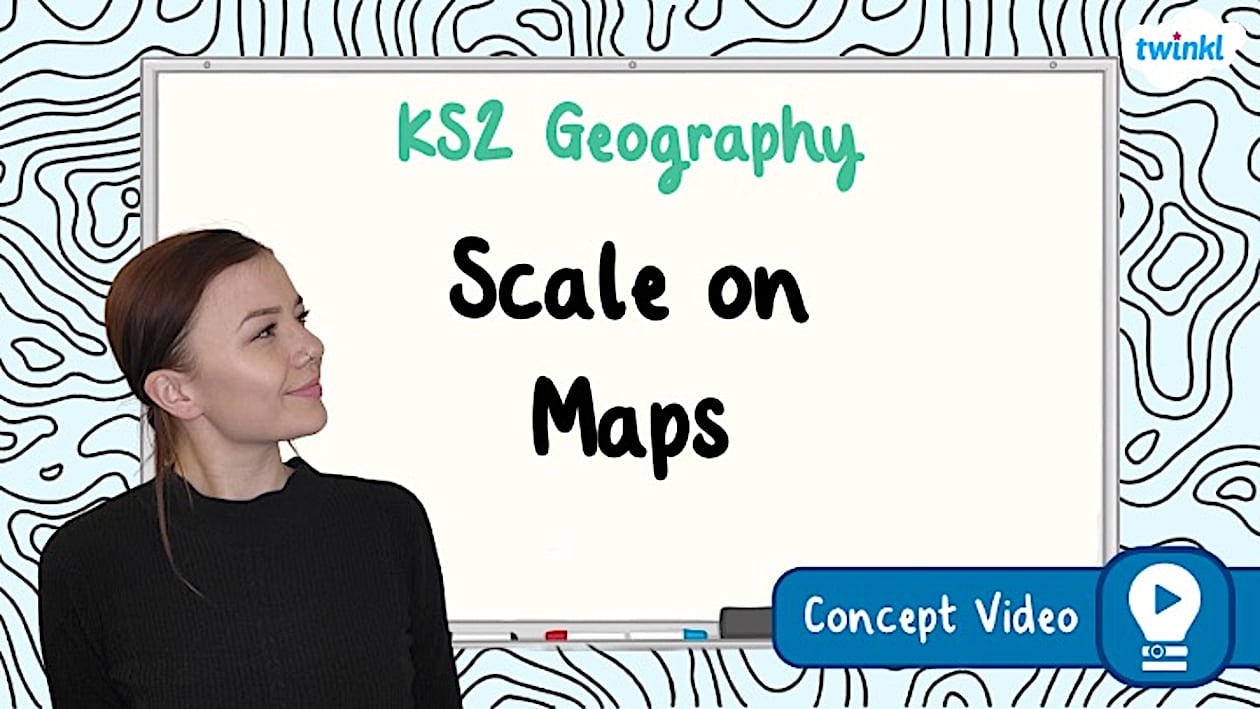 Scale on Maps | KS2 Geography Concept Video (teacher made)