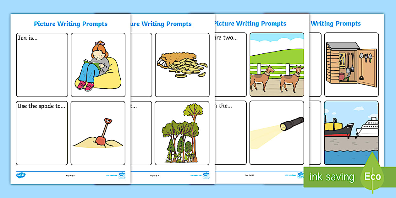 More Simple Sentence Writing Prompt Pictures — KS1 Resources