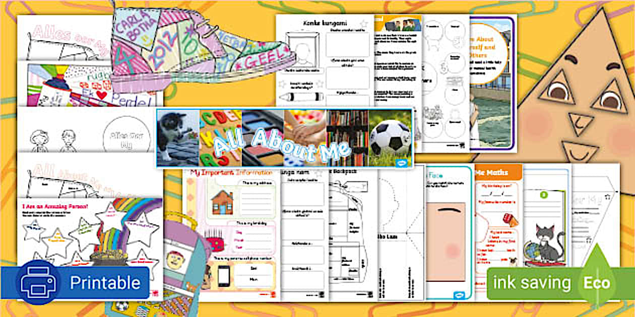 All About Me Bulk Pack (teacher made) - Twinkl