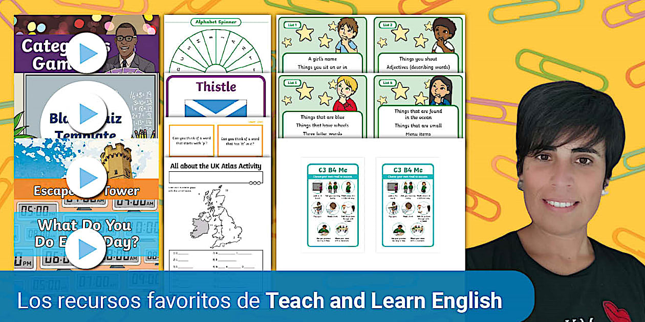 Pack de recursos GRATUITO: Los favoritos de Teach and Learn English
