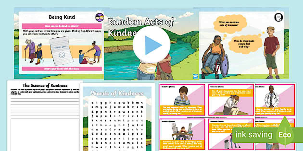 PSHE and Citizenship Lesson Pack - PSHE Kindness in Ks2